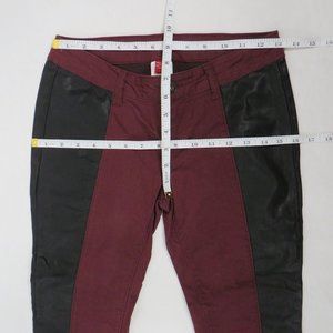 BONGO | Pants & Jumpsuits | Bongo Burgundyblack Pants | Poshmark